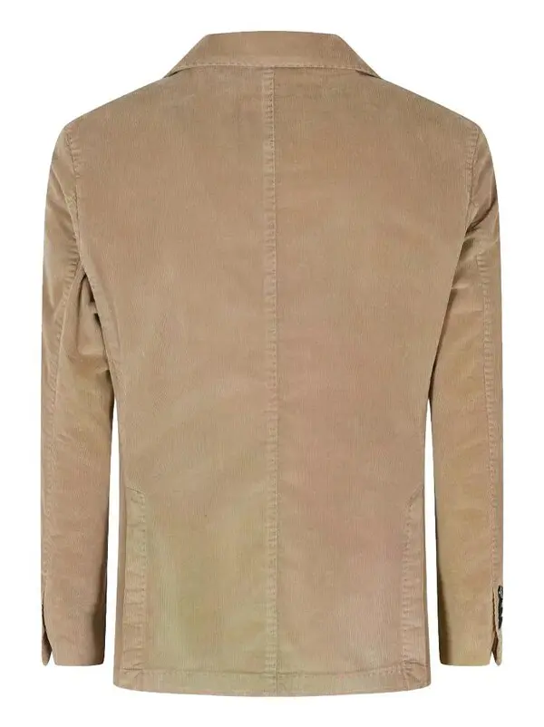 L.B.M. Double-breasted Corduroy Blazer - Neutrals