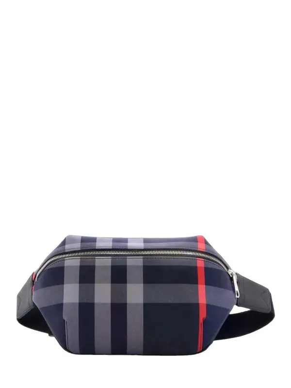 Burberry Sonny House Check Canvas Belt Bag - Black