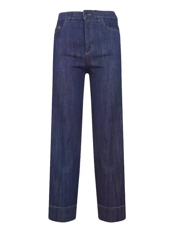 WHYCI Straight-leg Cotton Jeans - Blue