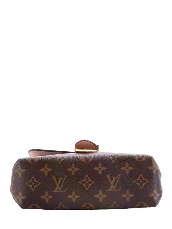 LOUIS VUITTON Monogram Canvas And Leather Locky Handbag Satchel - Pink