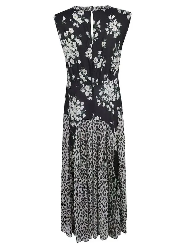 Rixo Coralie Floral-print Midi Dress - Black