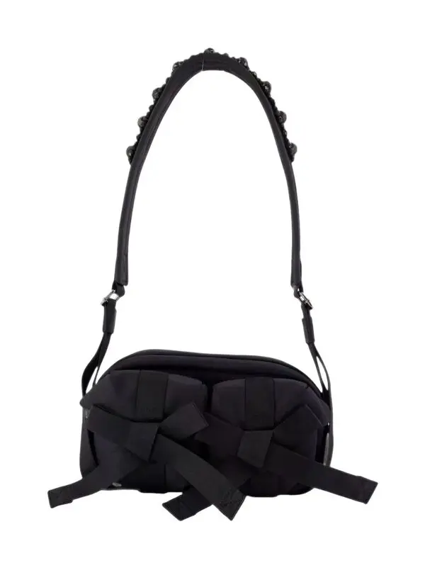 Simone Rocha Embellished Shoulder Bag - Black