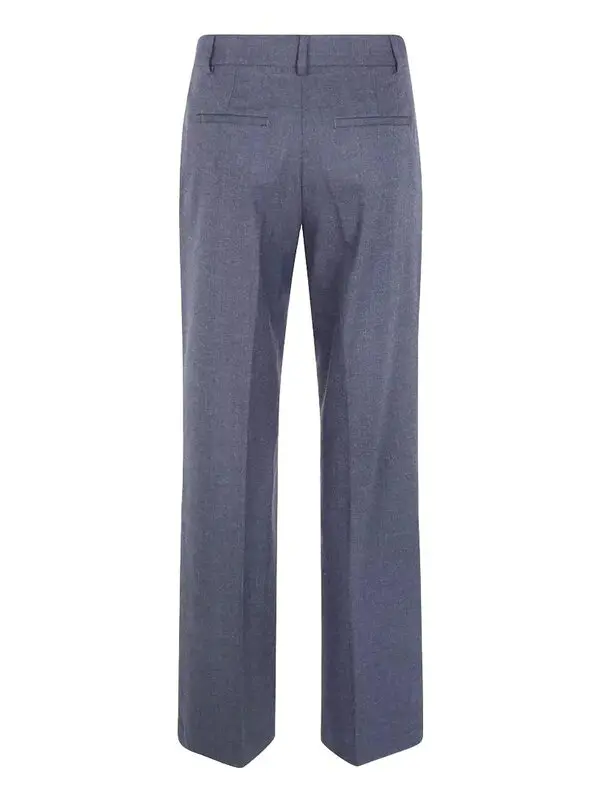 Seventy Pressed Crease Straight-leg Trousers - Blue
