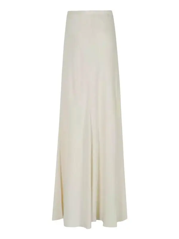 Alberta Ferretti Long Straight Skirt - Neutrals