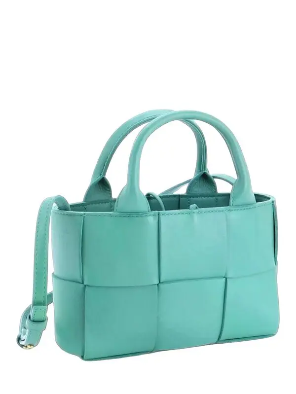 Bottega Veneta Intrecciato Leather Tote Bag - Green