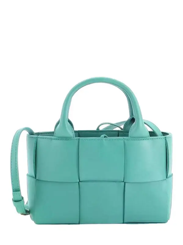 Bottega Veneta Intrecciato Leather Tote Bag - Green