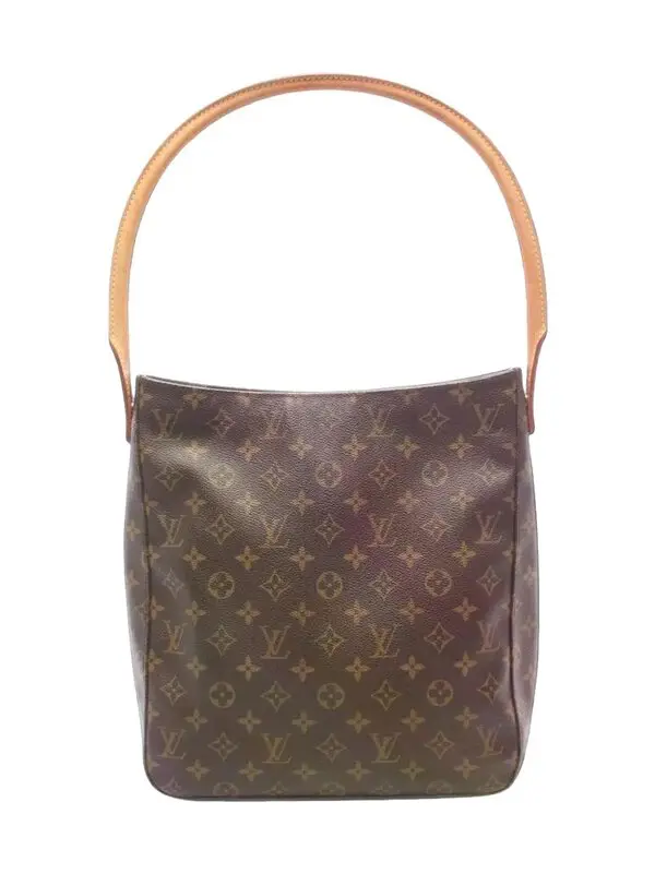 LOUIS VUITTON Monogram Canvas Shoulder Bag - Brown