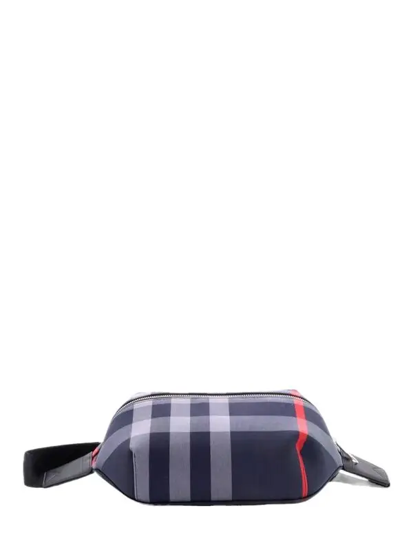 Burberry Sonny House Check Canvas Belt Bag - Black