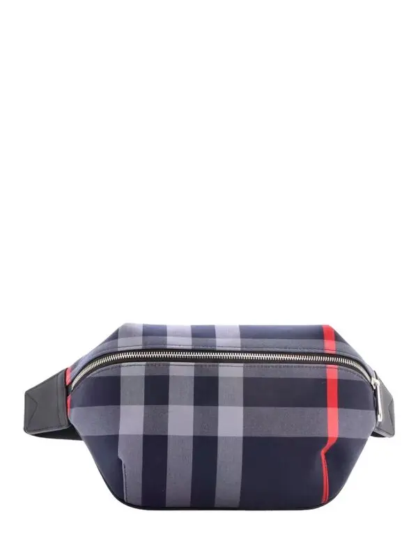 Burberry Sonny House Check Canvas Belt Bag - Black