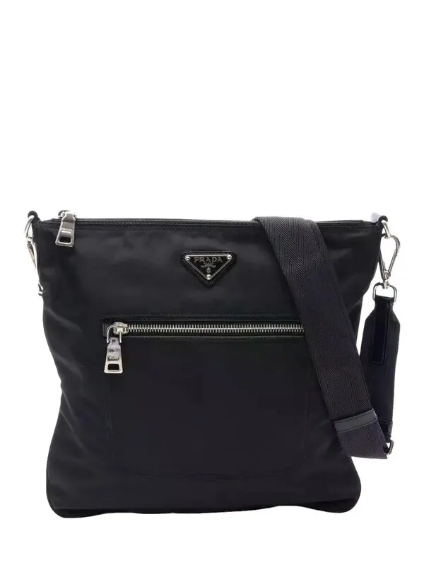 Prada Tessuto Shoulder Bag - Black