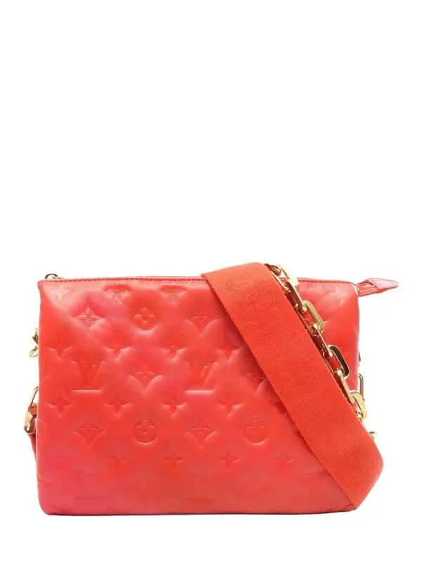 LOUIS VUITTON Coussin Monogram Shoulder Bag - Red