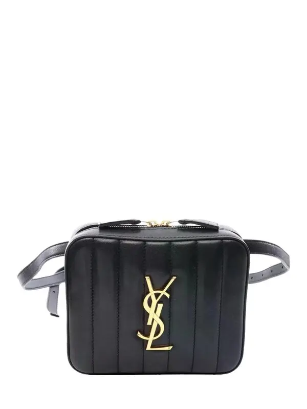 Saint Laurent Vicky Quilted Belt Bag - Black
