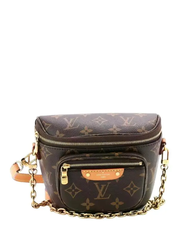 LOUIS VUITTON Monogram Canvas Mini Belt Bag - Brown