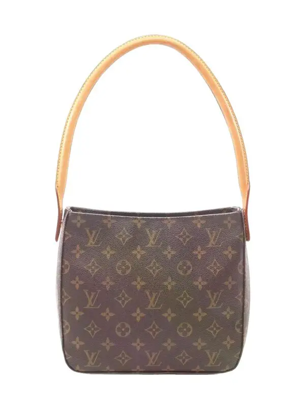 LOUIS VUITTON 2003 Mm Looping Monogram Shoulder Bag - Brown