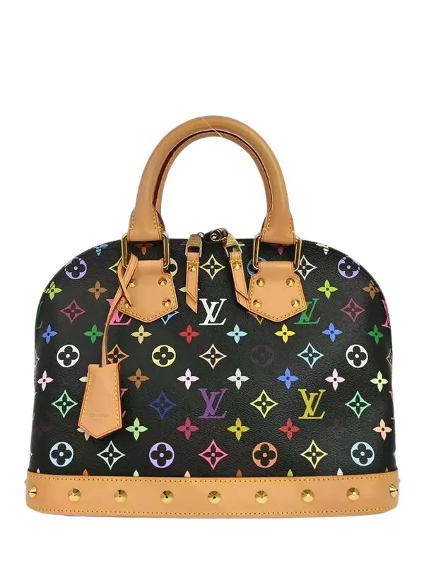LOUIS VUITTON Monogram Multicolor Alma Pm Bag - Black