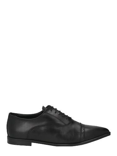 NILA & NILA Calfskin Lace-up Oxford Shoes - Black