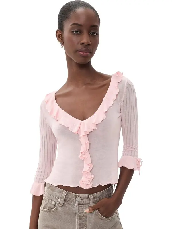 With Jéan Emily Top - Pink