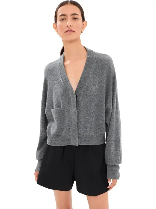 Le Kasha Bruges Cashmere Cardigan - Mid Grey