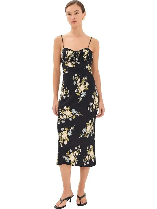 Veronica Beard Kieren Dress - Black Multi