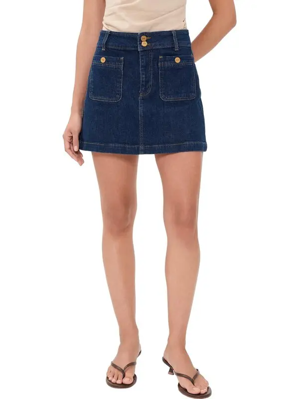Paige Janelle Denim Skirt - Teatro
