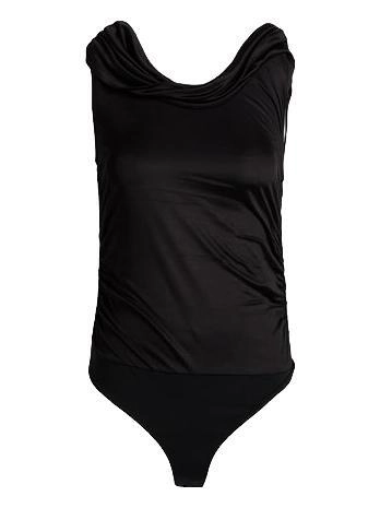 Karl Lagerfeld Acetate Bodysuit - Black