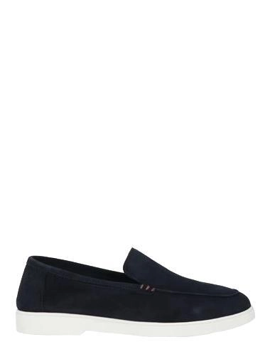 FABIANO RICCI Midnight Leather Loafers - Blue