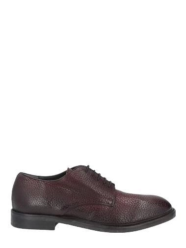 Moma Calfskin Lace-up Derby Shoes - Red