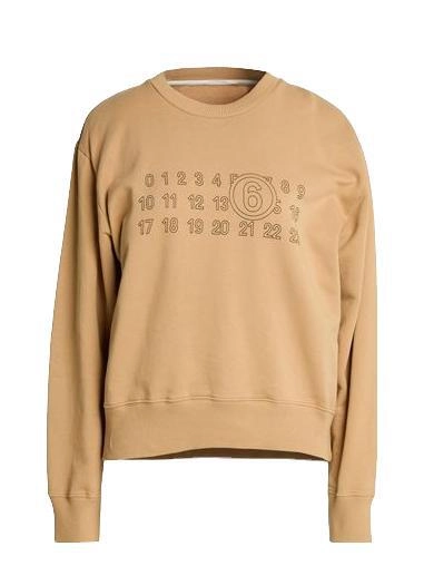 MAISON MARGIELA Cotton Sweatshirt - Camel