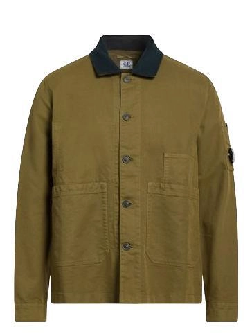 C.P. COMPANY Cotton, Polyamide, Elastane Jacket - Green