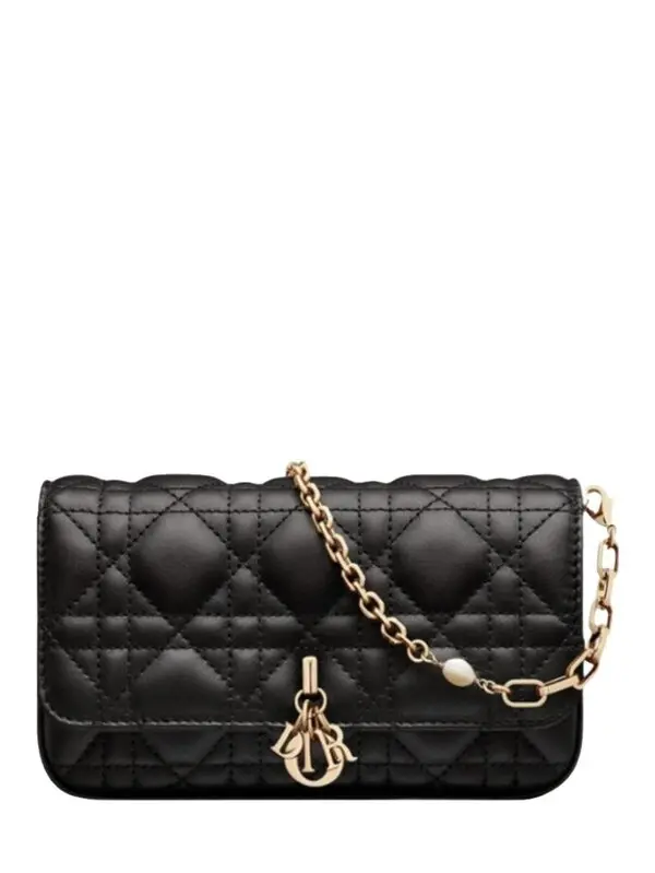 Dior Lady Phone Pouch - Black