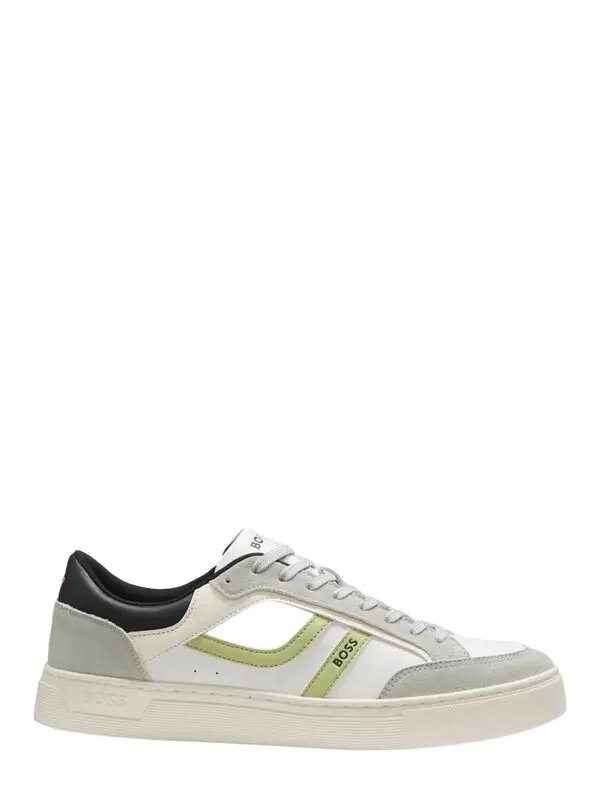 Hugo Boss Lace-up Low-top Casual Sneakers - White