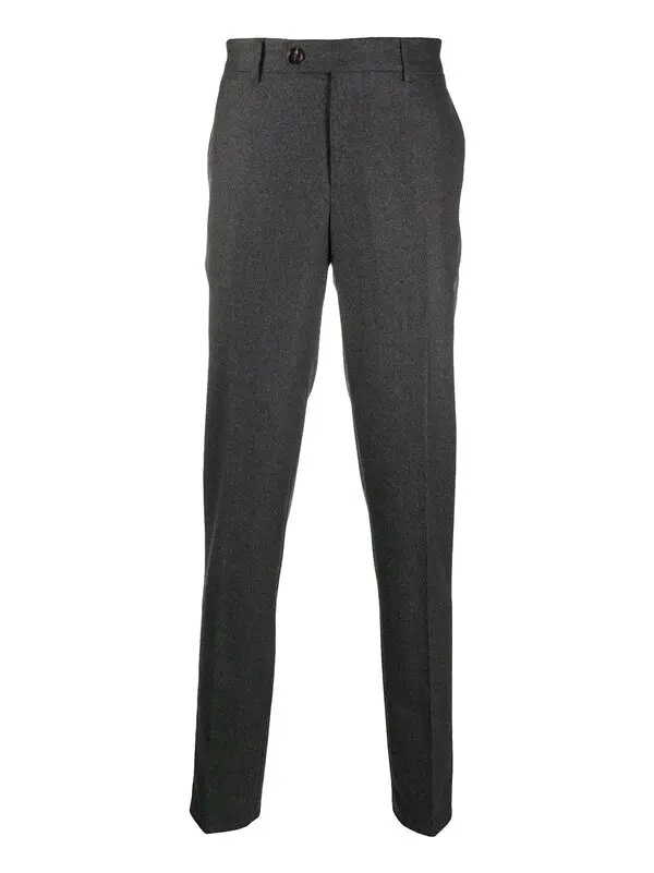 Brunello Cucinelli Mid-rise Tailored Trousers - Grey