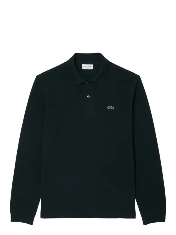 Lacoste Classic Fit Long Sleeved Polo Shirt - Black