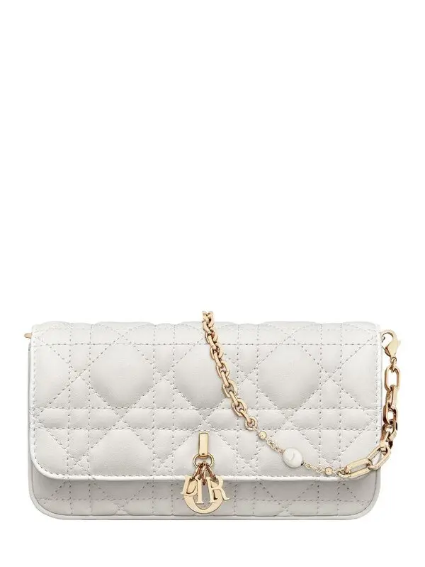 Dior Lady Phone Pouch - White
