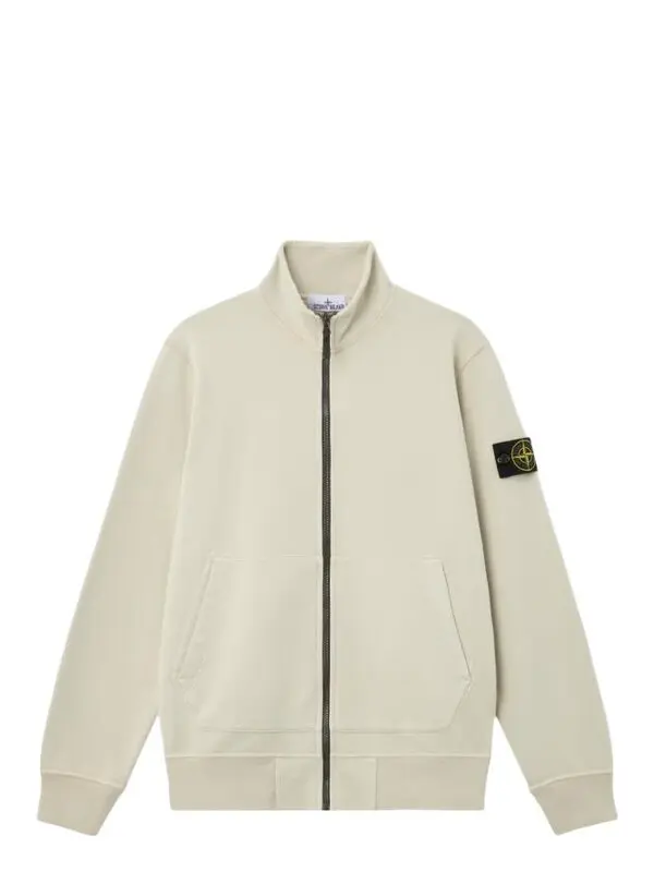 Stone Island Regular-fit Track Jacket With Pockets - Sand-colored