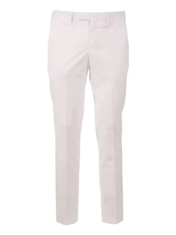PT TORINO Tapered Trousers - White