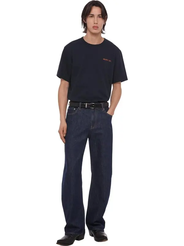 Helmut Lang Small Logo Tee - Navy