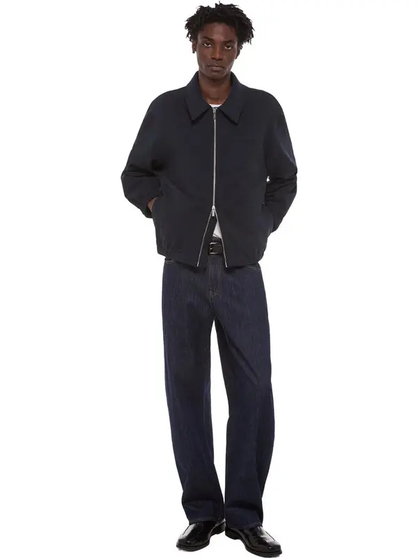 Helmut Lang Terry Zip Jacket - Navy