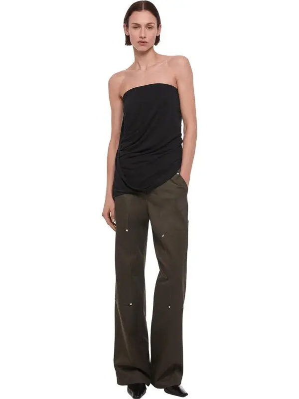 Helmut Lang Twisted Tube Top - Black