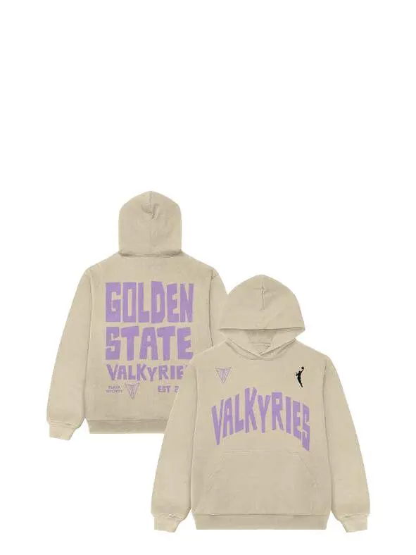 PLAYA SOCIETY Golden State Valkyries Established Hoodie - Oatmeal