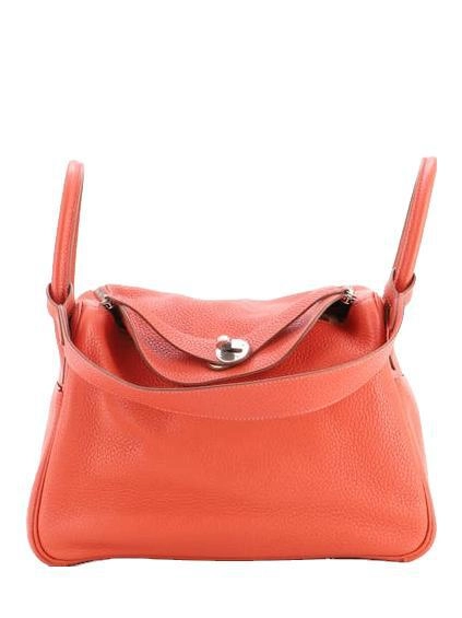 Hermès Lindy Bag Verso Clemence 30 - Orange