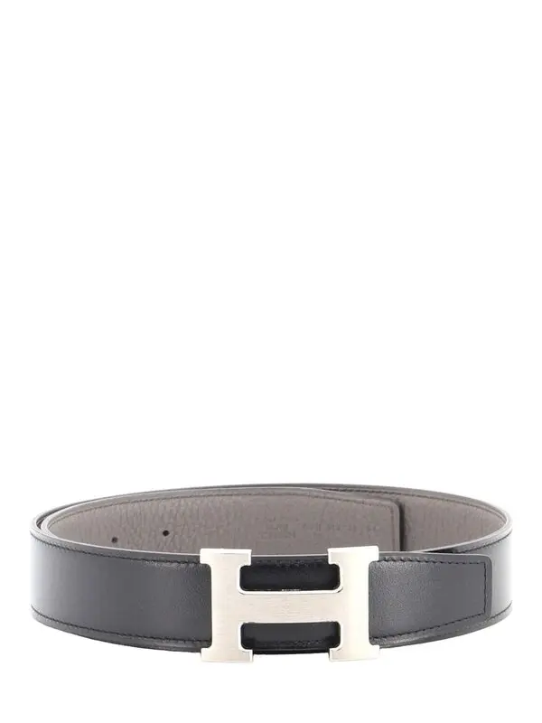Hermès Constance Reversible Belt Leather Medium - Black