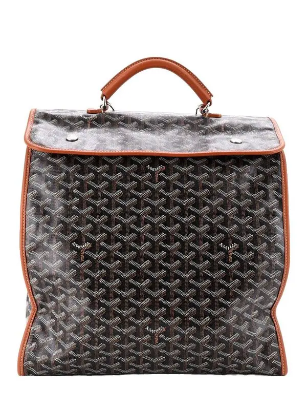 Goyard Saint Leger Briefcase Backpack Coated Canvas - Brown