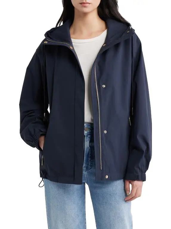 Michael Kors Water Resistant Hooded Jacket - Midnight