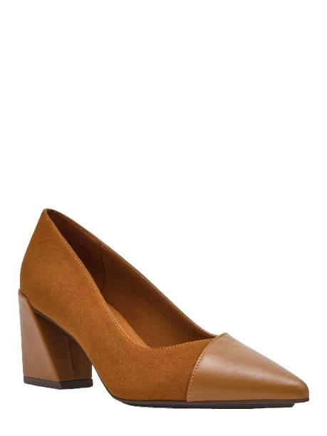 Anne Klein Ravine Pump - Walnut Microsue