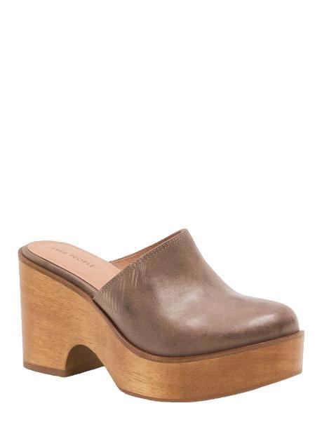 Free People Hudson Platform Clog - Mushroom