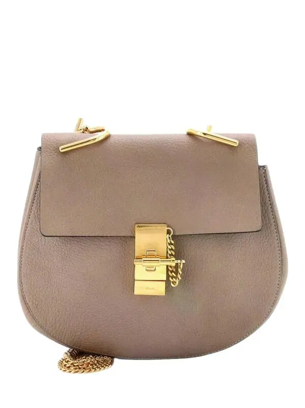 Chloé Drew Leather Mini Cross Body Bag - Brown
