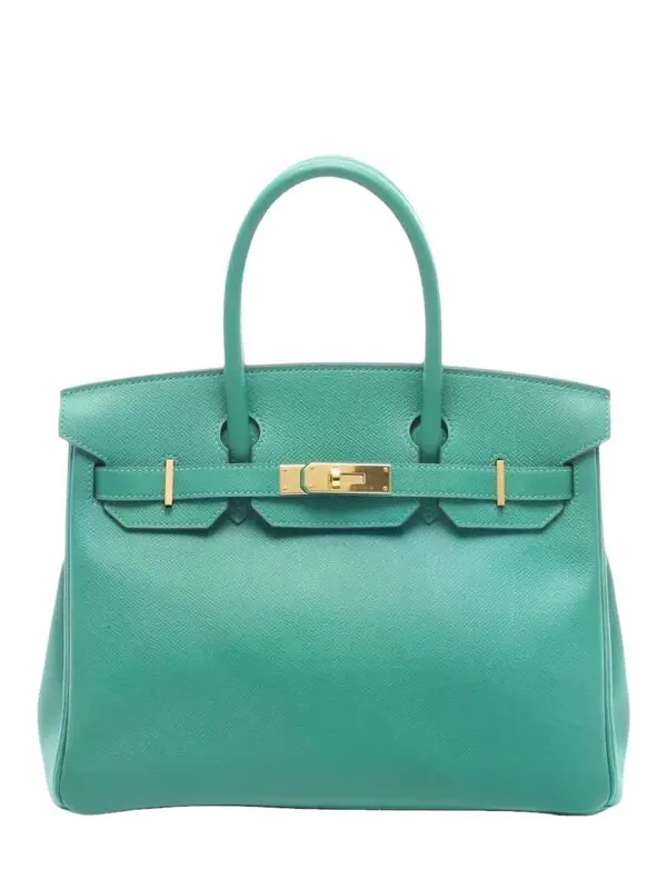 Hermès 2018 30 Birkin Tote Bag - Green