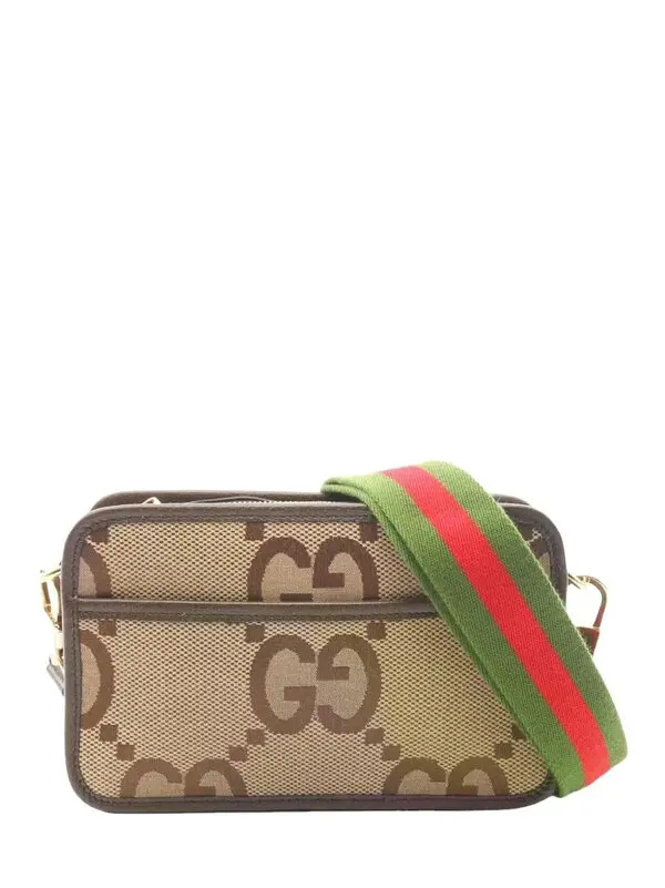 Gucci 2010s Mini Jumbo Gg Crossbody Bag - Neutrals