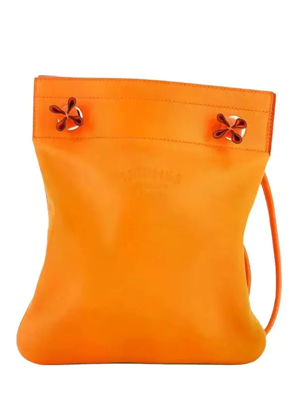 Hermès Aline Bag Milo Lambskin And Swift Mini Cross Body Bag - Orange